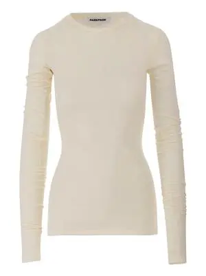 DARKPARK Camren Cotton Sweater - White