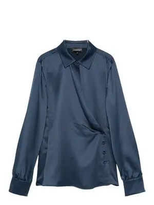 Emporio Armani Wrapped Shirt - Blue
