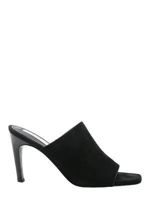 TOTEME Velvet Mules - Black