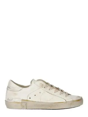 Philippe Model Prsx Low Vintage Sneakers - White