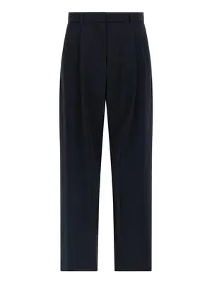Max Mara Siri Wide Leg Pants Blue