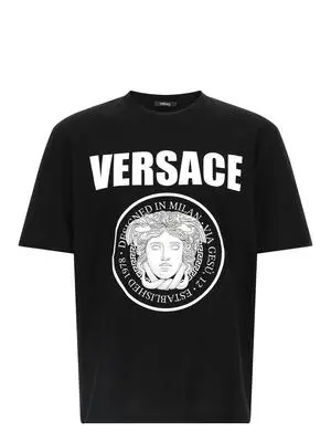 Versace Medusa Rock' T Shirt - White/black