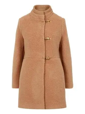 FAY Eco Sheepskin Coat - Camel