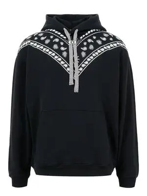 MARCELO BURLON COUNTY OF MILAN Pullover Hoodie - Black