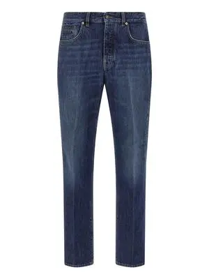 Givenchy Straight Cotton Denim Jeans - Blue
