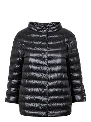 Herno Regular Fit Down Coat - Black