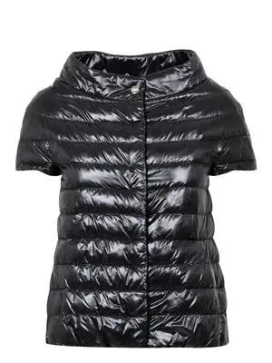 Herno Ultralight Nylon Coat - Black