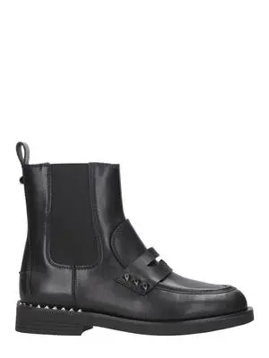 Ash Leather Boots - Black