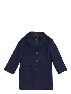 FAY Wool-blend Coat - Blue