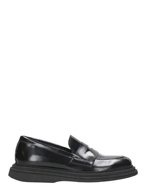 THE ANTIPODE Loafers With Glossy Leather And Rubber Sole - Black