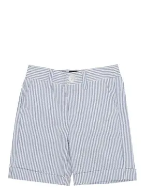 FAY Striped Shorts - Avorio+celeste