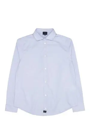 FAY Cotton Shirt - Light Blue