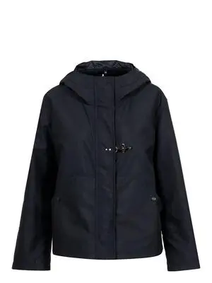 FAY Flared Technical Fabric Coat