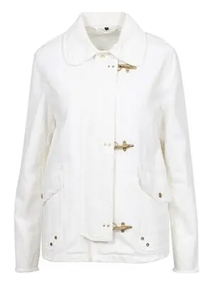 FAY Cotton Twill Jacket - White