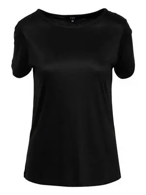 FAY Logo-embroidered Jersey Top - Black