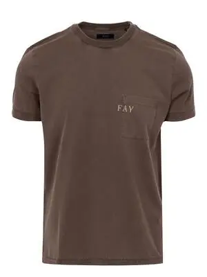 FAY T Shirts And Polos - Cioccolato
