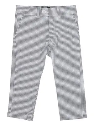 FAY Striped Cigarette Trousers - Avion Blue