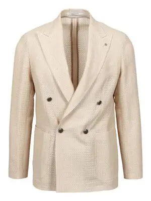 Tagliatore Cotton Blazer - Beige