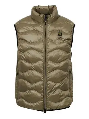 BLAUER. Technical Padded Vest - Green