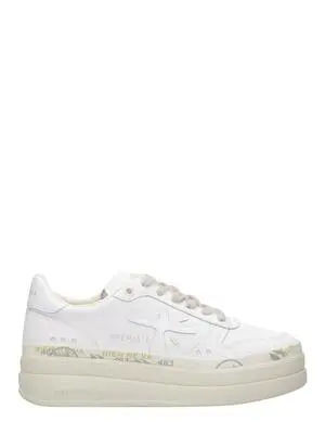 Premiata Leather Sneakers - White