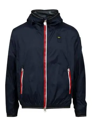 BLAUER. Technical Fabric Jacket - Blue