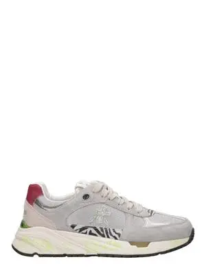 Premiata Lace-up Sneakers - Light Grey