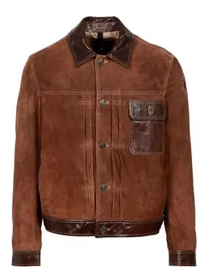 BLAUER. Leather Jacket - Brown