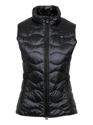 BLAUER. Technical Fabric Vest - Black