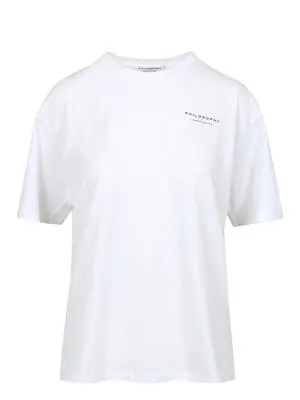 PHILOSOPHY BY LORENZO SERAFINI T-shirt - Bianco+azzurro
