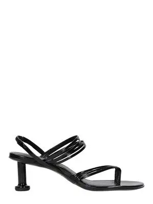 ALOHAS Leather Strappy Sandals - Black