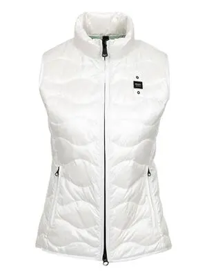 BLAUER. Padded Vest - White