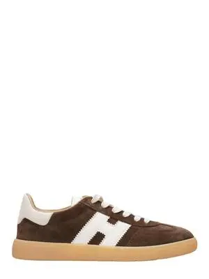 Hogan Suede Leather Sneakers - Brown