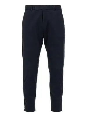 PT TORINO Tailored Carrot Fit Trousers - Blue