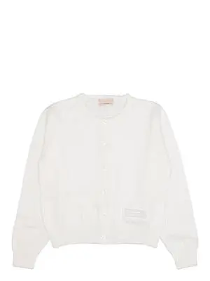 Elisabetta Franchi Cotton Blend Pullover - Cream