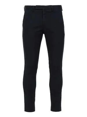 PT TORINO Tailored Carrot Fit Trousers - Blue