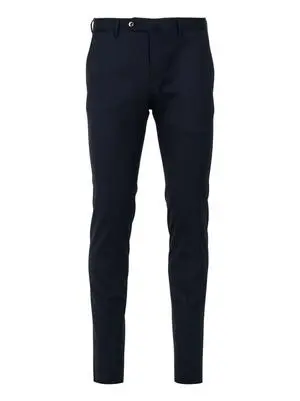 PT TORINO Cool Wool Slim Fit Trousers - Blue