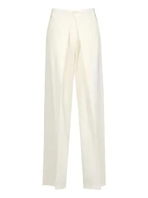 Erika Cavallini Straight Leg Trousers - Cream