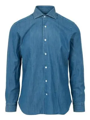 BARBA NAPOLI Shirts - Denim