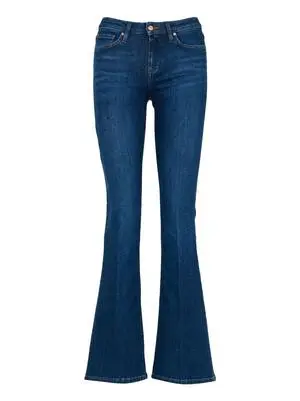 DON THE FULLER Five-pocket Flare Jeans - Denim Medio