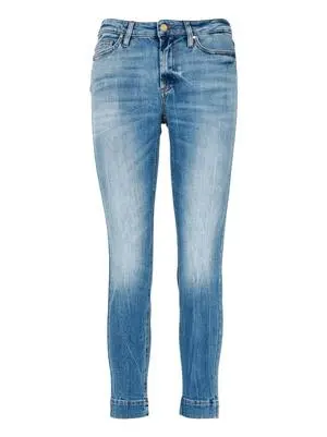 DON THE FULLER Slim Fit Denim Trousers - Denim Medio