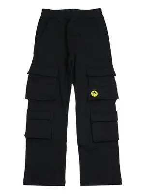 BARROW Cotton Cargo Pants - Black