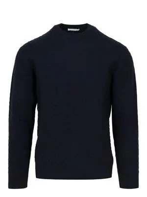 PAOLO PECORA Merino Wool Sweater - Blu Nero
