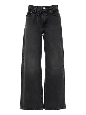 LEVI'S Oversized Jeans - Denim Nero