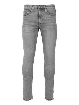 LEVI'S Five-pocket Jeans With Tapered Leg - Denim Grigio