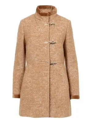 FAY Virgin Wool Blend Coat - Camel