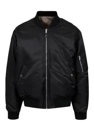 Hogan Technical Twill Water Repellent Jacket - Nero+verde Militare