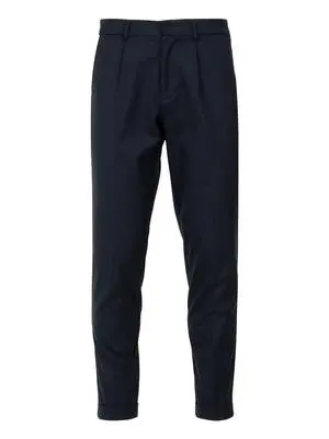 CRUNA Tapered Cool Wool Trousers - Blue