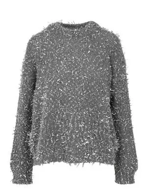 MSGM Sweater With Frayed Effect