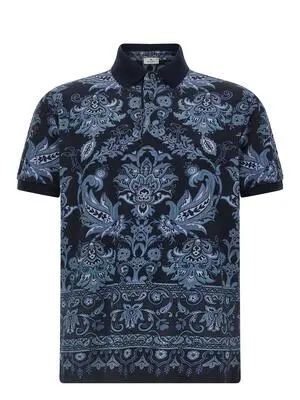 Etro Press Polo Shirt - Blue