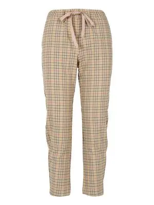 SEMICOUTURE Ankle-length Trousers - Panna+sabbia